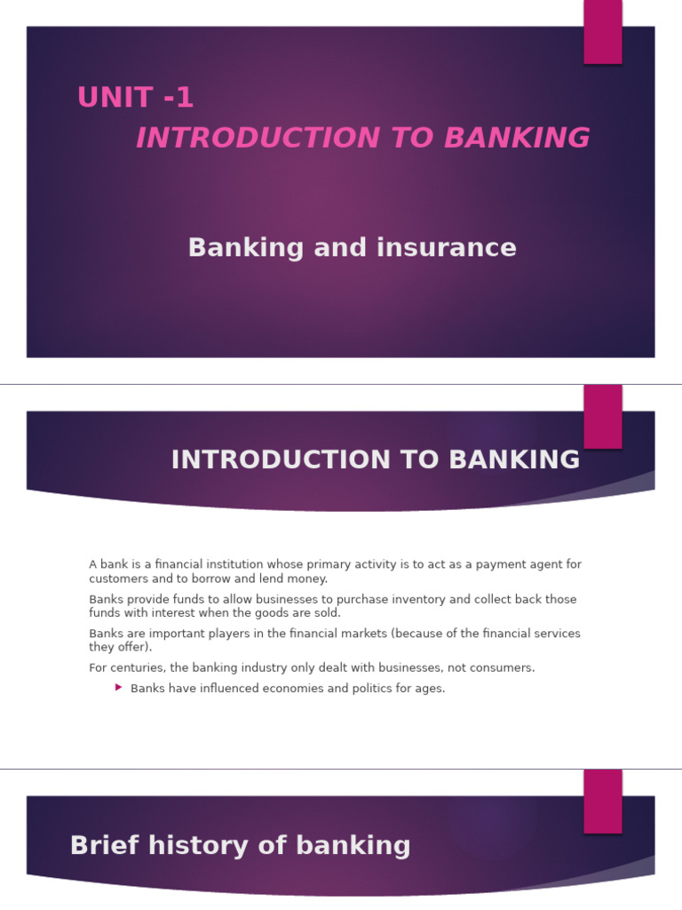 Evolution of Banking and Digital Trends | PDF | Finance & Money ...
