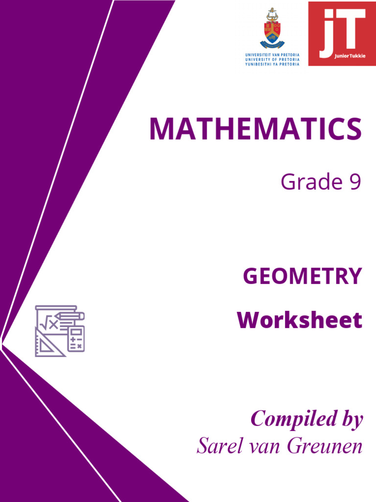 Gr9 Maths Geometry Worksheet | PDF | Geometry | Elementary Geometry