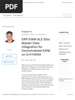 Resolving IBD Status Discrepancies in SAP | PDF | Error Detection And ...