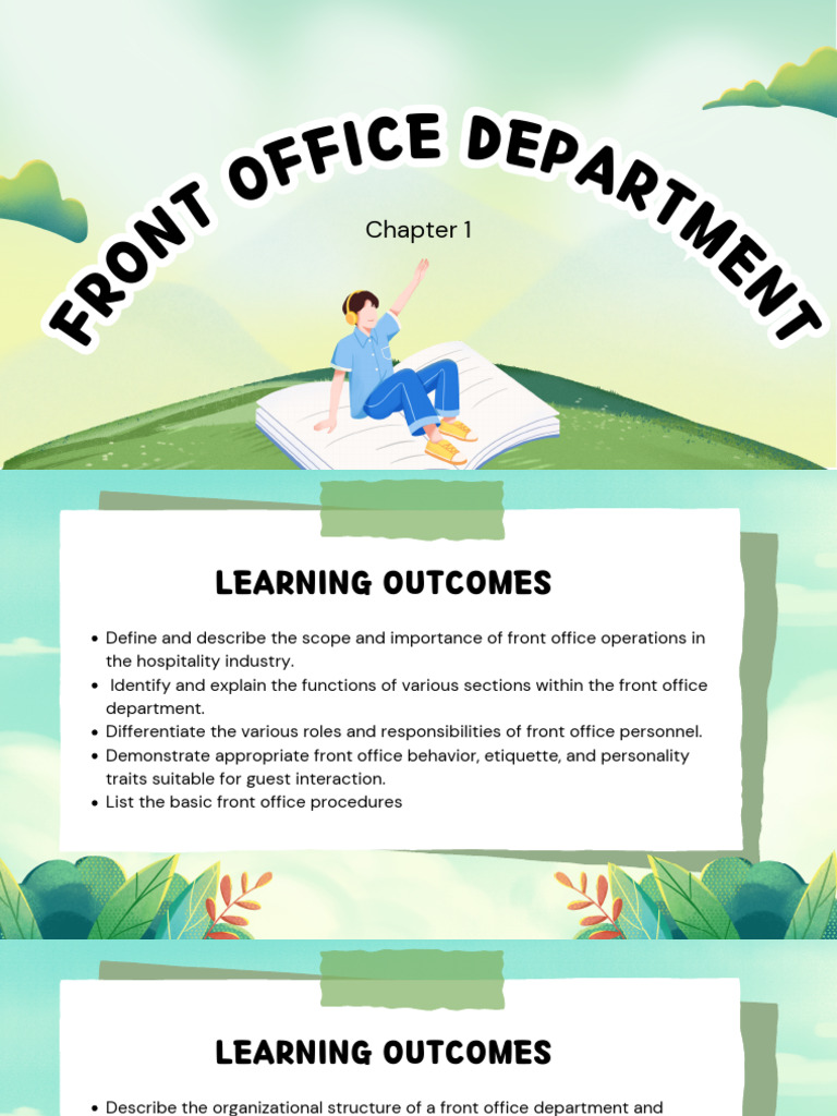Chapter 1 - Front Office Department | PDF | Body Language | Empathy