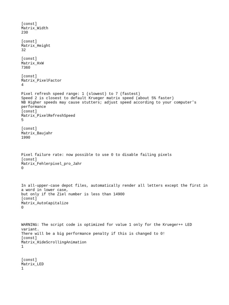 Matrix Constfile | PDF | Computer Graphics | Computing