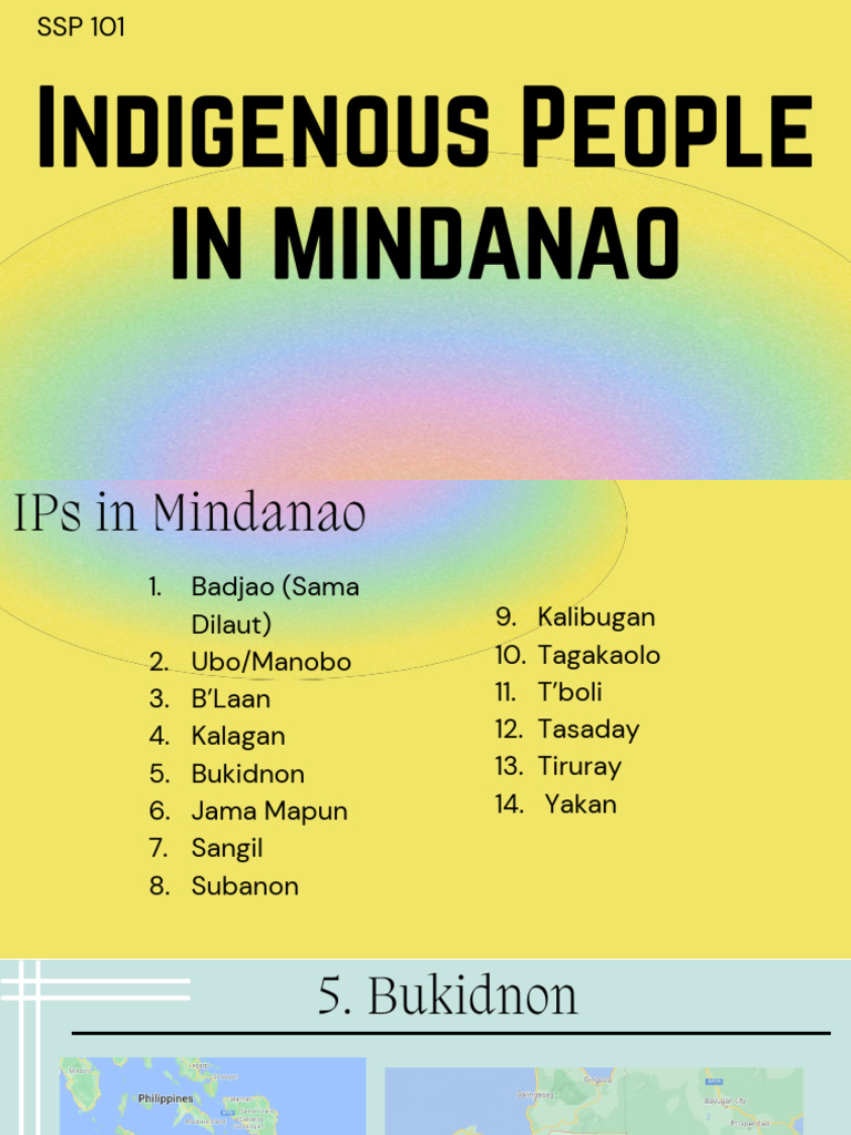 Lesson 2.5 IPs in Mindanao Part 2 | PDF | Philippines