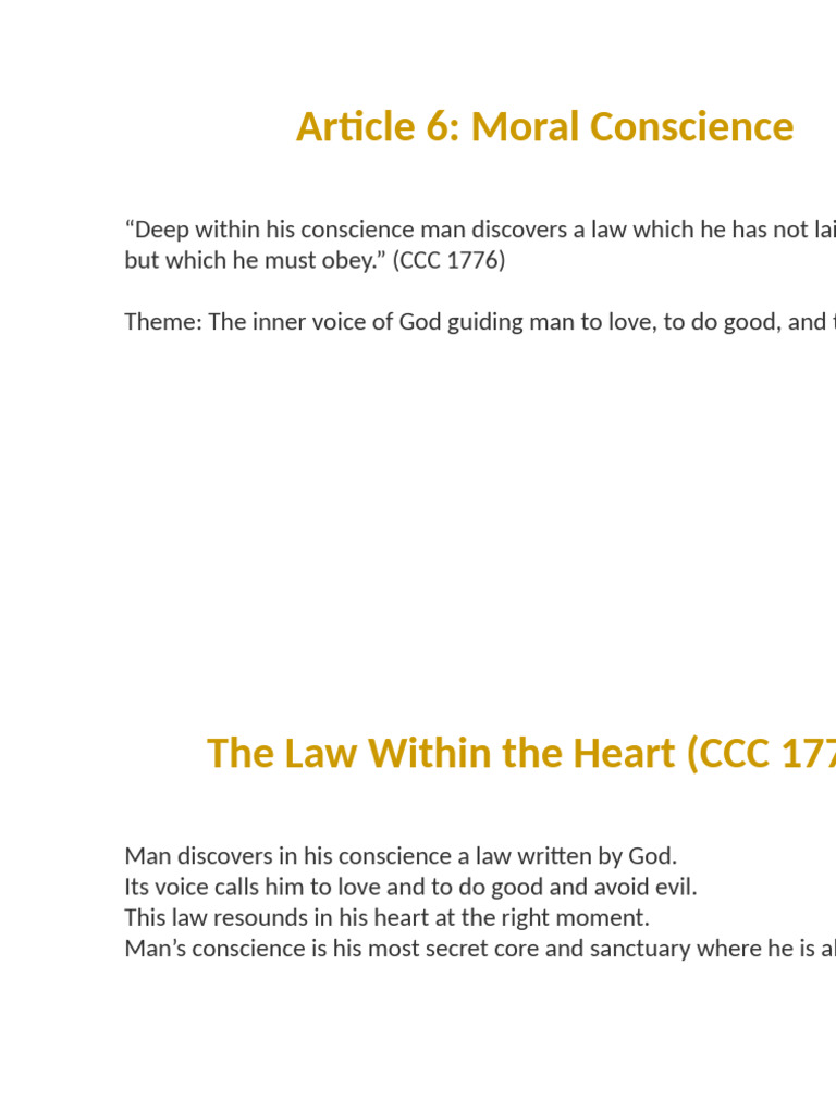 Article 6 Moral Conscience Centered | PDF | Conscience | Evil