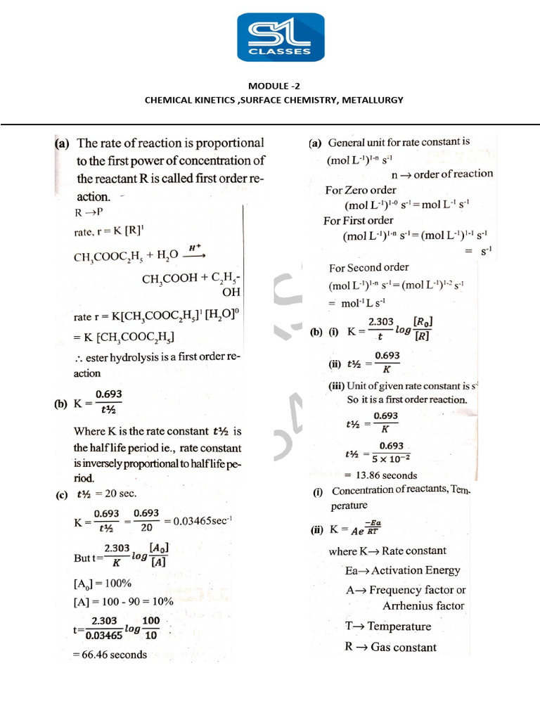 Chemistry Module 2 - Answer Key | PDF