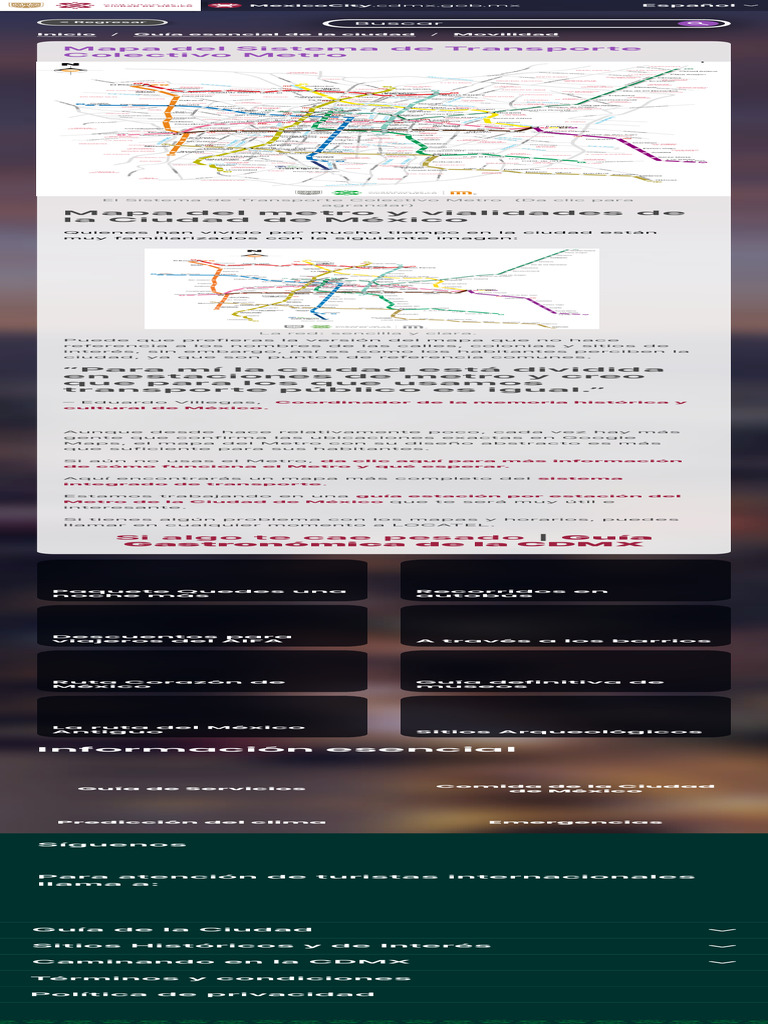 Mapa del Metro de la CDMX en PDF | PDF