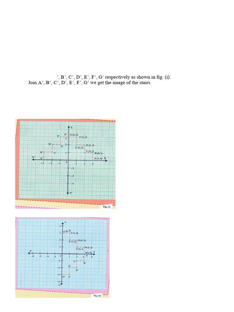 Mirror Images in Coordinate Geometry | PDF | Cartesian Coordinate ...