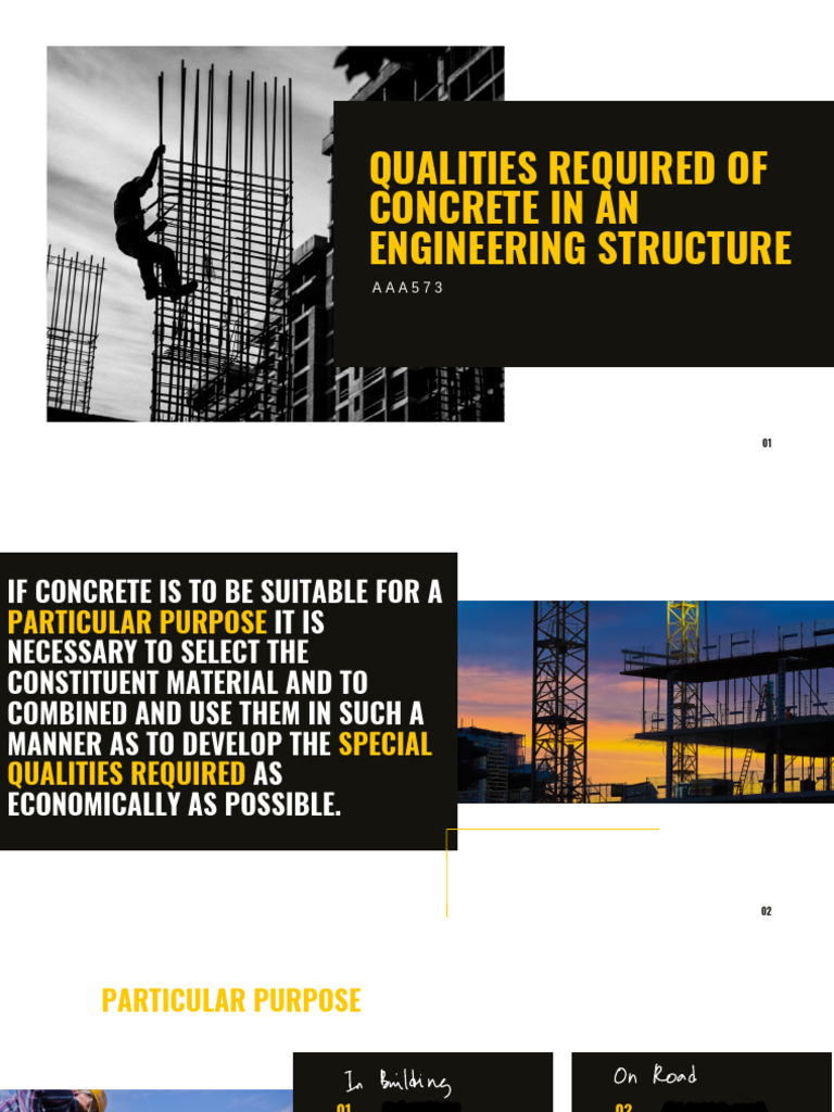 Essential Qualities of Concrete | PDF | Concrete | Civil Engineering