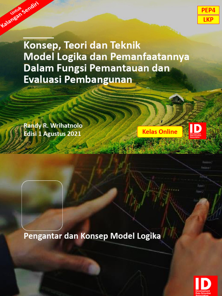 PEP4 Teknik Pemantauan-Evaluasi Pembangunan Dengan Teknik Model Logika ...