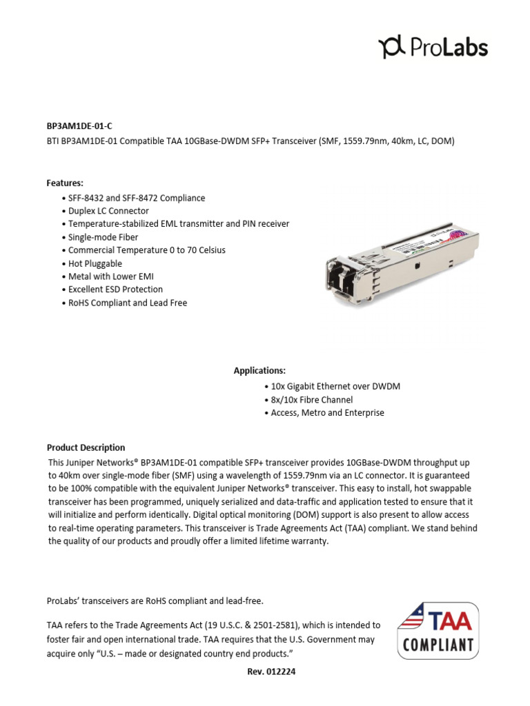 BP3AM1DE 01 C Datasheets en | PDF | Decibel | Computer Engineering