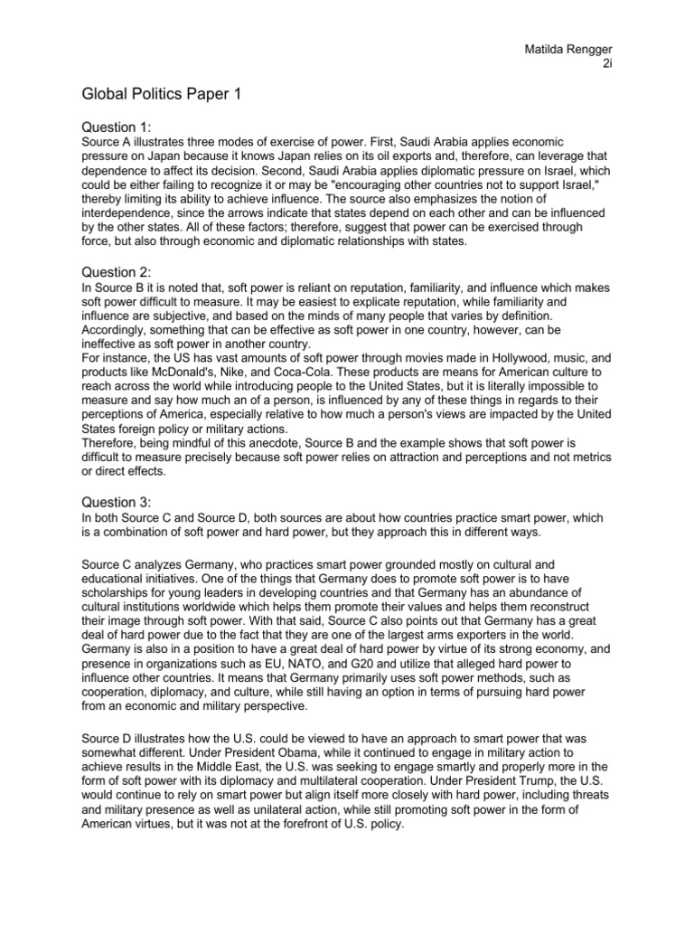 Understanding Soft and Smart Power | PDF | Soft Power | Diplomacy
