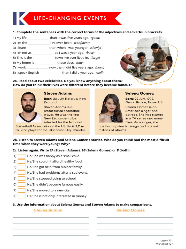 Lesson 771 Life - 1751900096 | PDF | Linguistics | Grammar