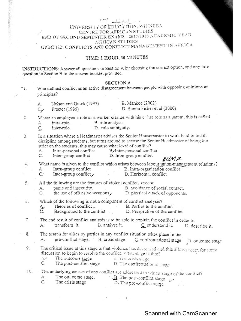 Conflict Pasco | PDF