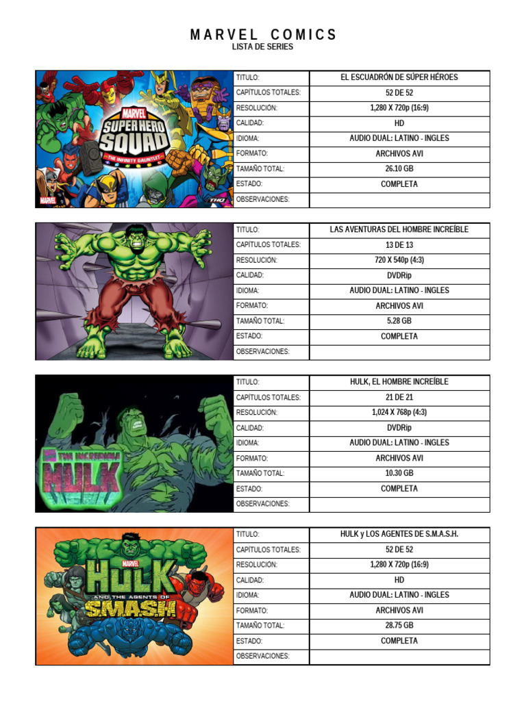 02 Marvel Comics | PDF | Comics Marvel | Personajes de Marvel Comics