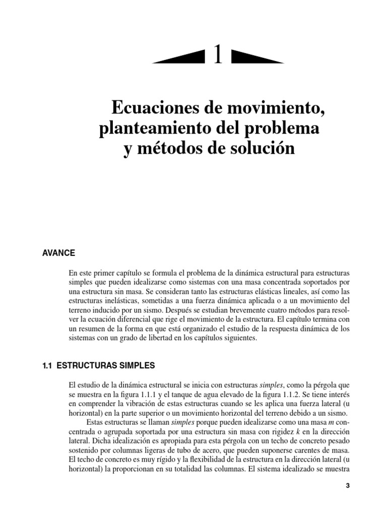 Estructuras Simples | PDF | Rigidez | Dinámica (Mecánica)
