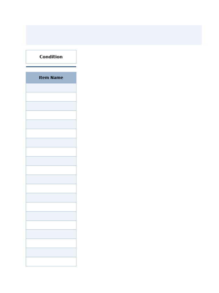 Housekeeping Inventory Template | PDF | Housekeeping | Home