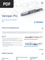 Krones Variopac Pro: Automatic Packer Overview | PDF | Touchscreen