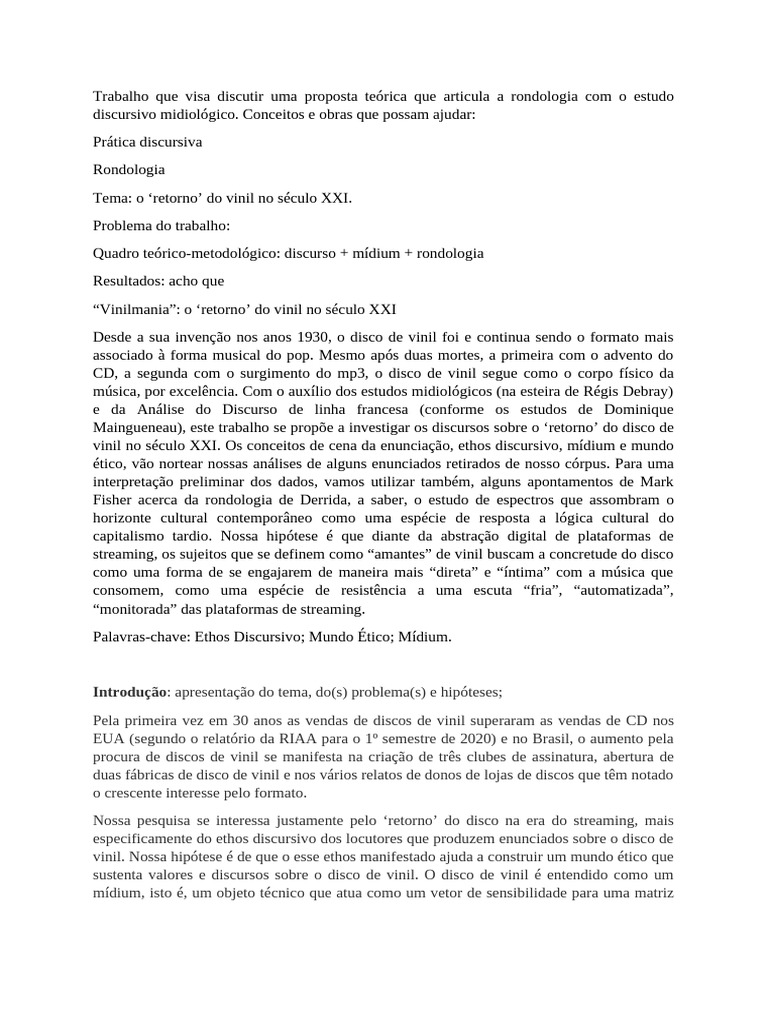 Resumo Splin | PDF | Economia | Discurso