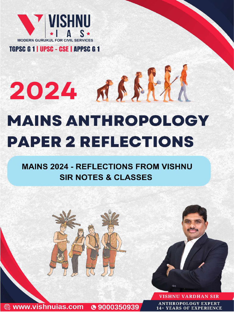 Anthropology Paper 2 Analysis 2024 Reflections | PDF | Anthropology | Tribe