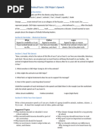 Old Major's Speech Analysis in Animal Farm | PDF