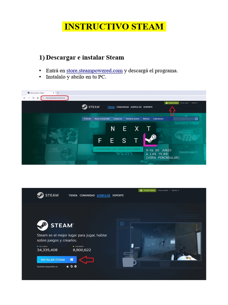 Guía para Jugar en Steam Offline | PDF