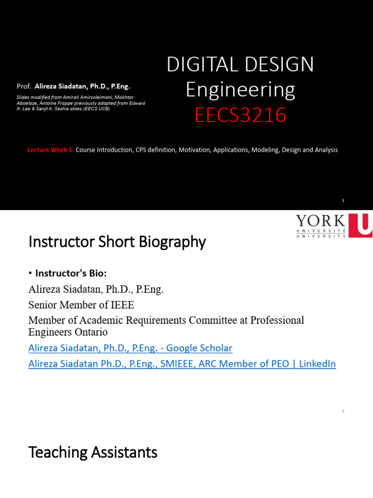 Digital Design: Embedded Systems Course | PDF | Embedded System ...