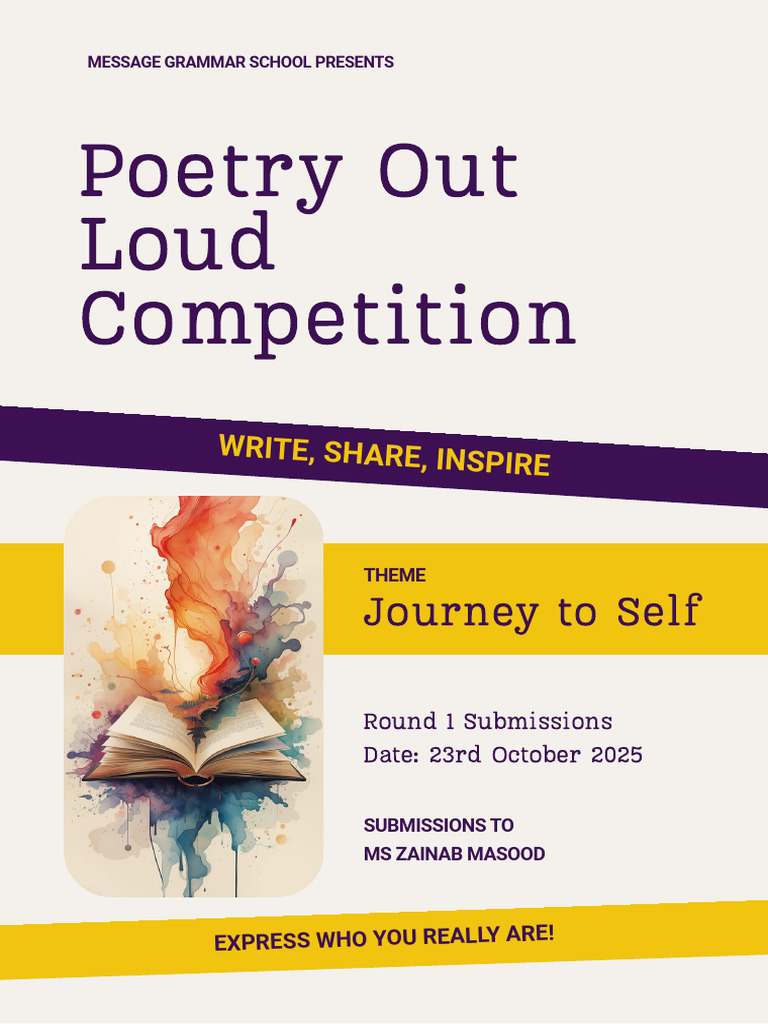 Poster - Poetry Out Loud | PDF