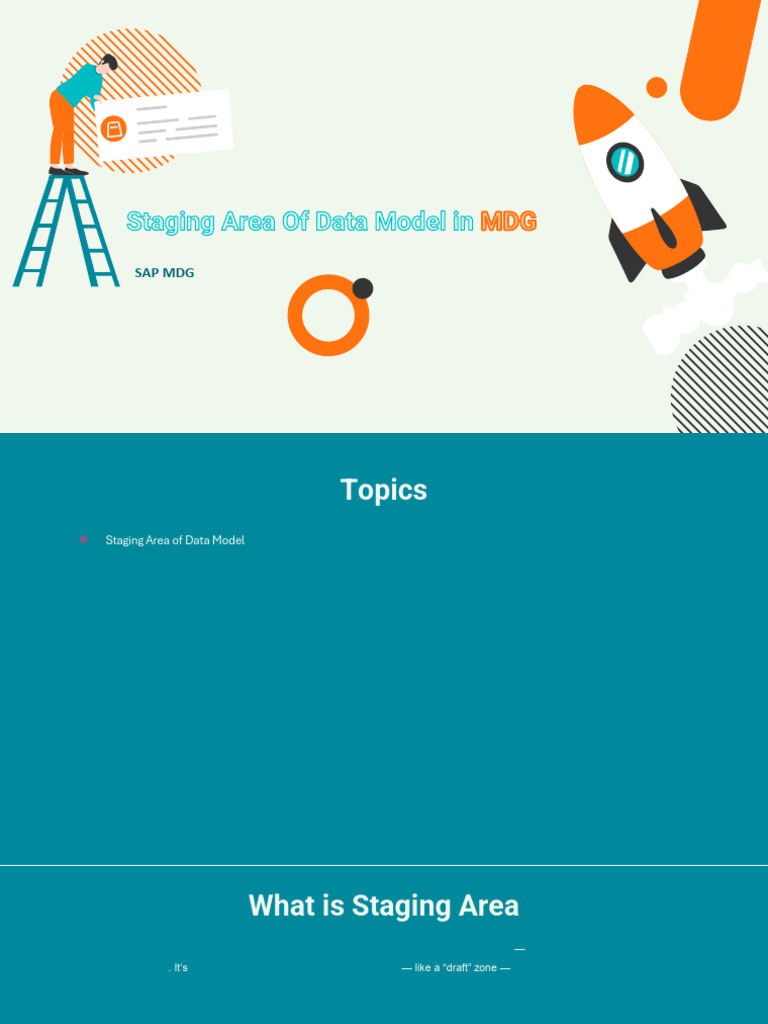 Staging Area of Data Model in MDG | PDF