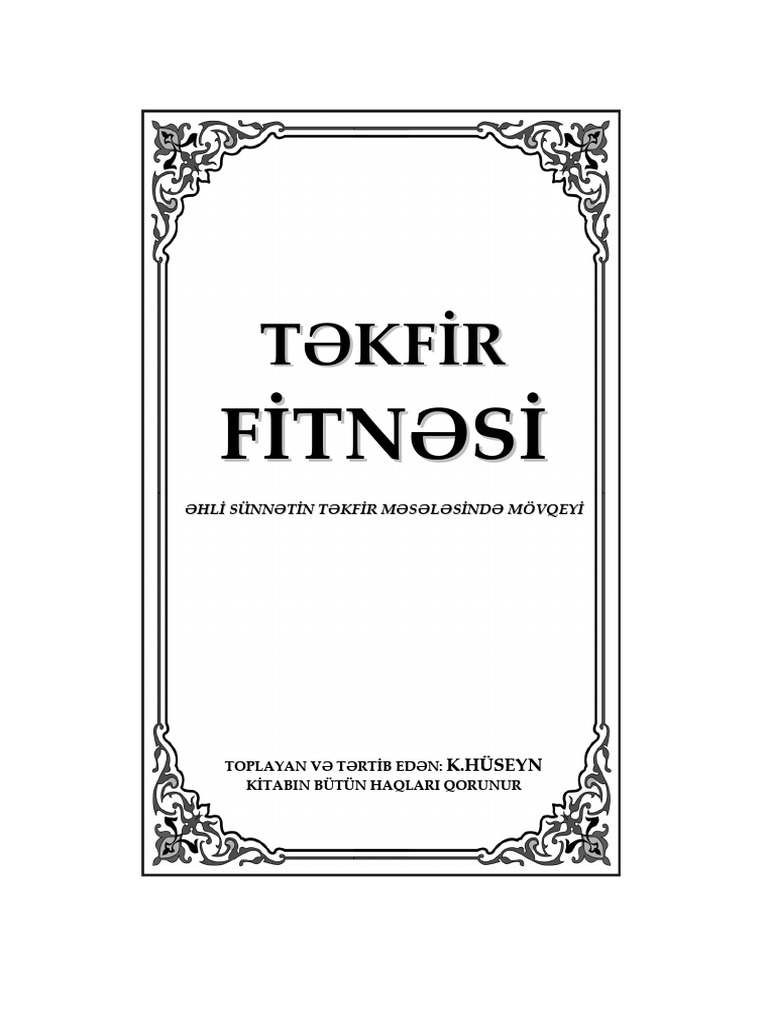 Takfir Fitnasi | PDF