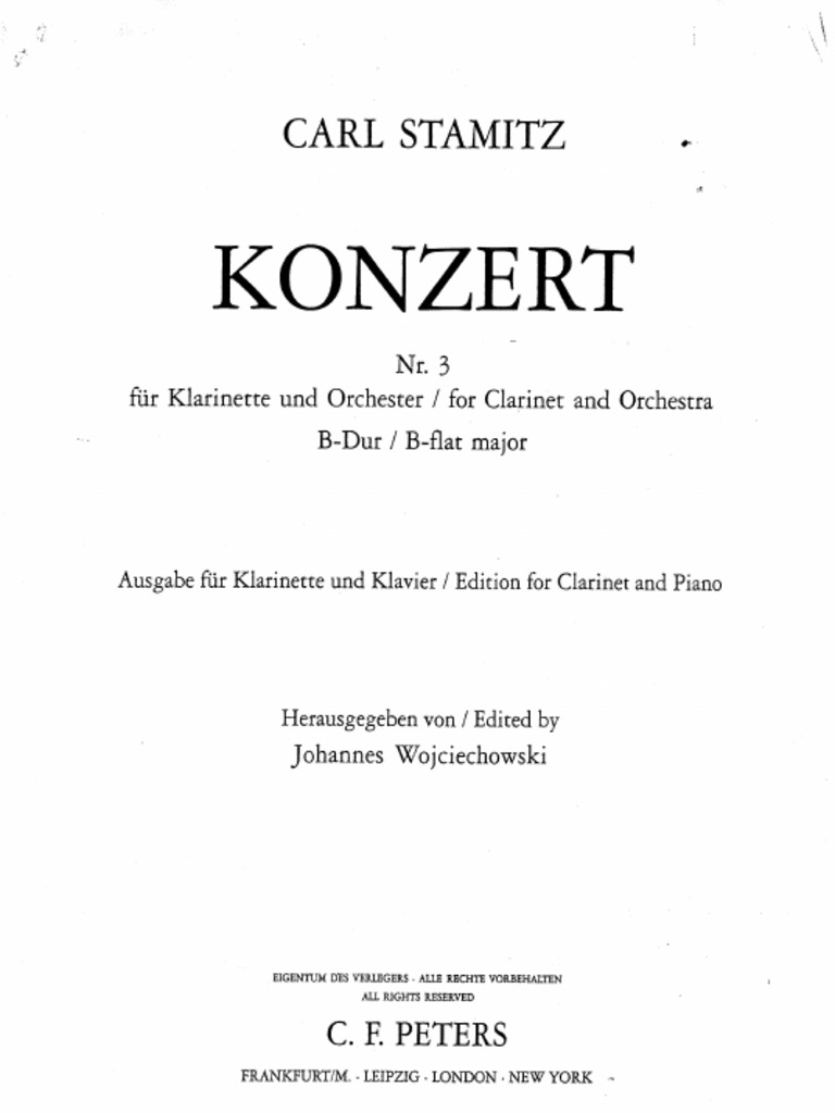 STAMITZ - Concierto #3 | PDF