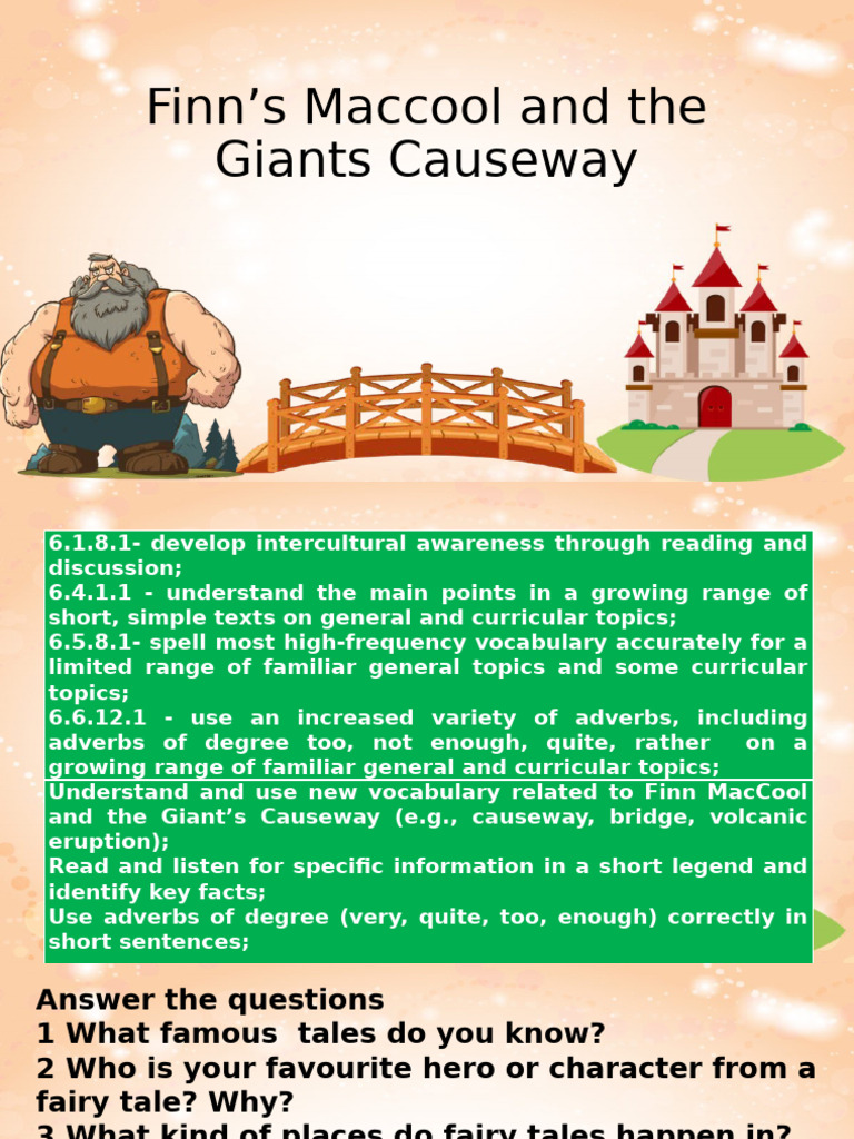 Finn's Maccool and The Giants Causeway | PDF
