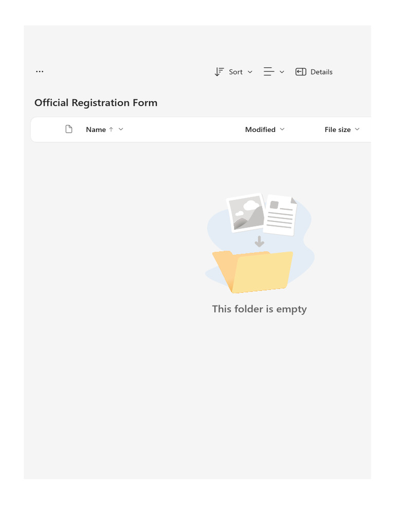 Official Registration Form Template | PDF
