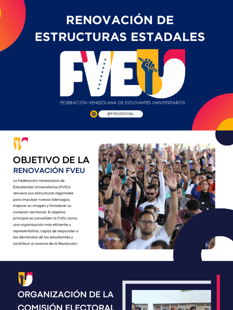 Renovación de Estructuras FVEU | PDF | Votación | Venezuela