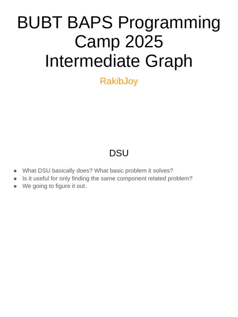 BUBT BAPS Intermediate Graph | PDF