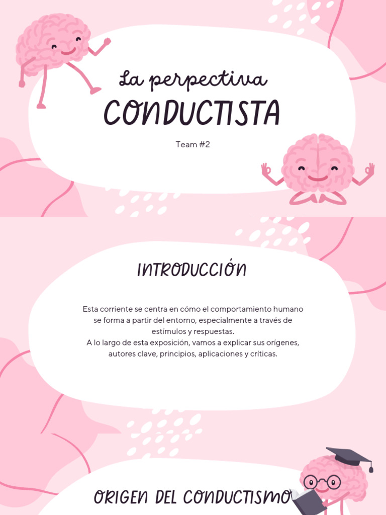 Perspectiva Conductista | PDF | Behaviorismo | Sicología