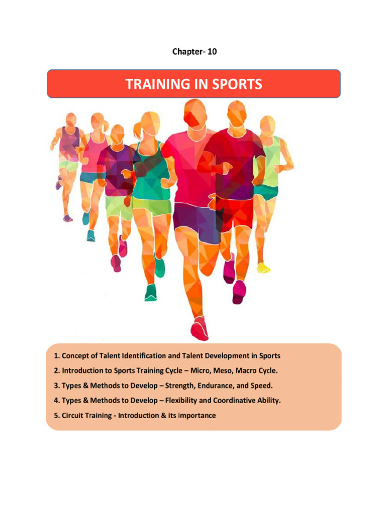 Training in Sports CH 10 | PDF | Strength Training | Physical Exercise