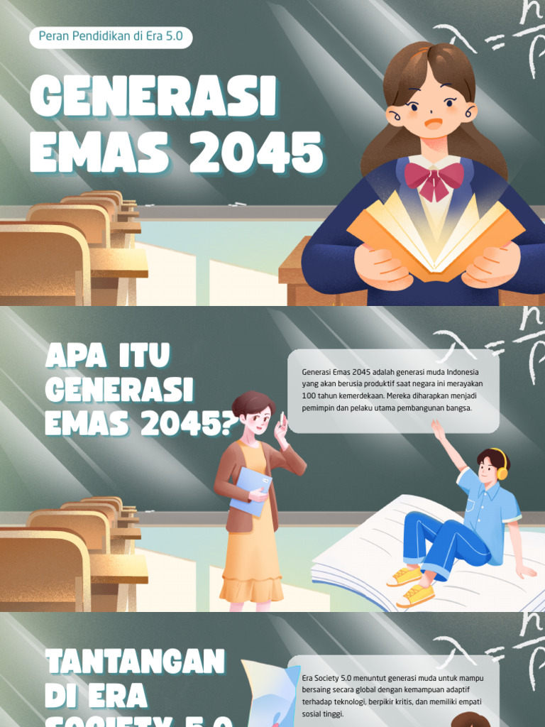 Generasi Emas 2045: Pendidikan Era 5.0 | PDF