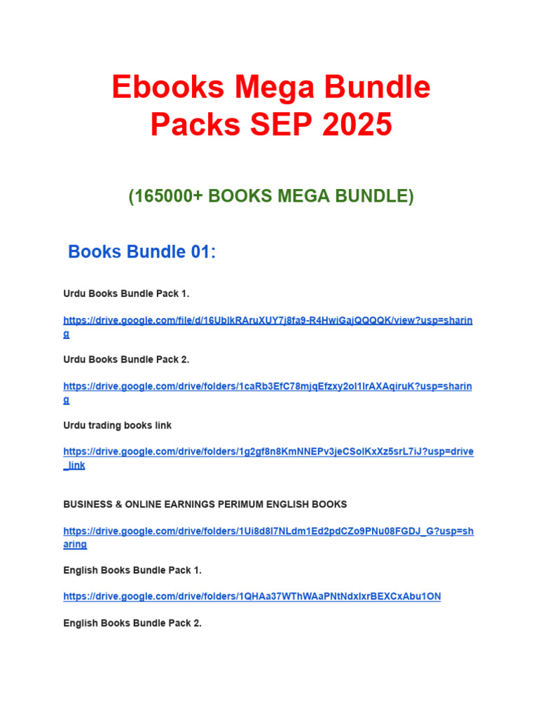 165,000+ Ebooks Mega Bundle Collection | PDF | Cultural Assimilation ...