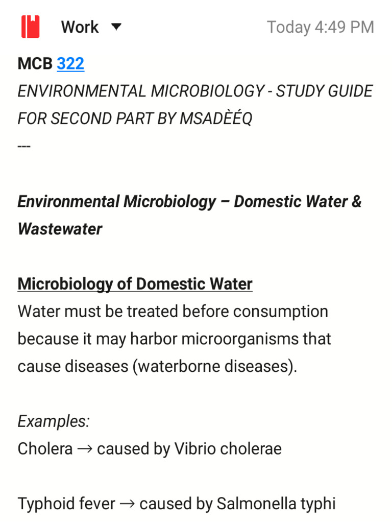 MCB 322 by Msadèéq | PDF | Sewage Treatment | Water Purification