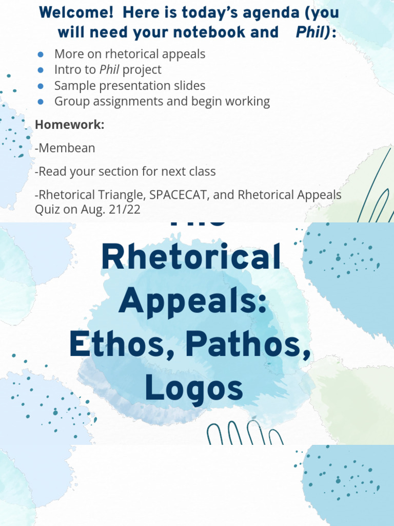 Understanding Aristotle's Rhetorical Appeals | PDF | Philology ...