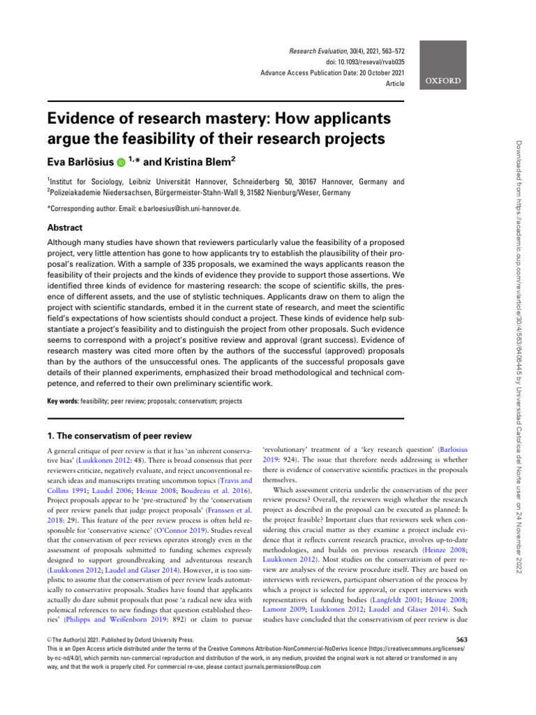 Barlosius. Evidence of Research Mastery - 2021 | PDF | Methodology ...