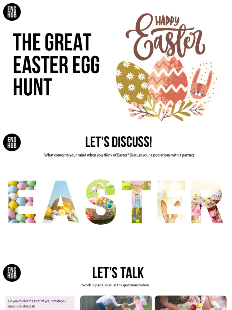 A2-B1 The Great Easter Egg Hunt TV | PDF | Easter