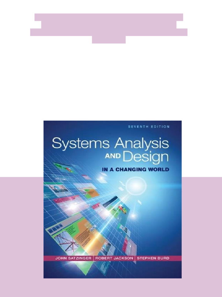 (Ebook) Systems Analysis and Design in a Changing World by John W ...