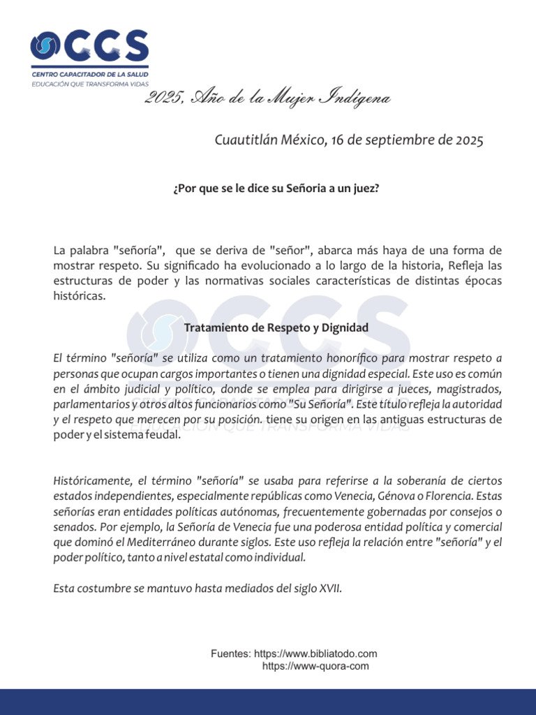 Su Señoria | PDF