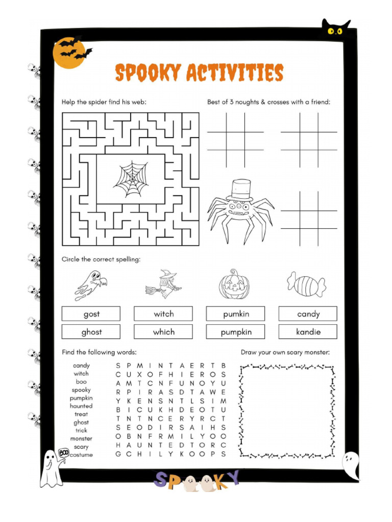 Spooky Activities | PDF