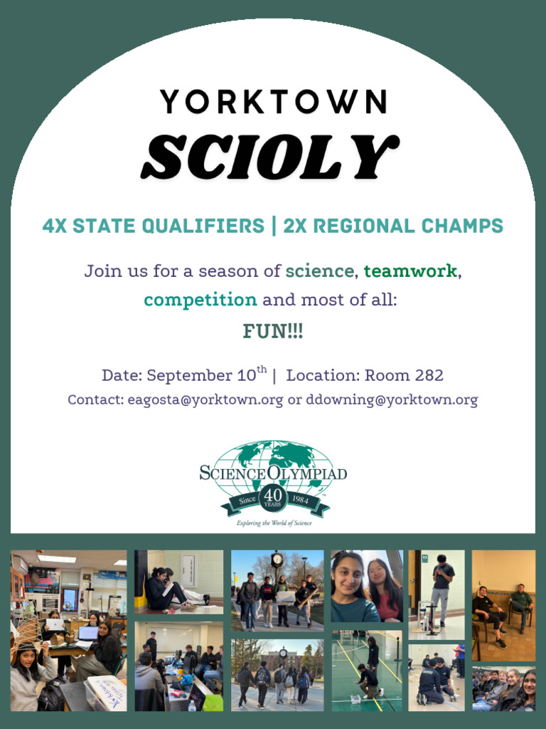 Scioly 2025 Club Flyer | PDF