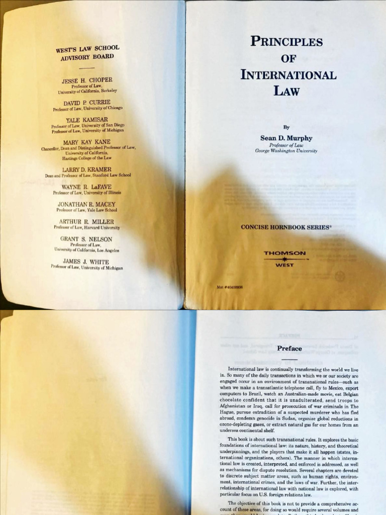 Principles of International Law Sean D. Murphy | PDF