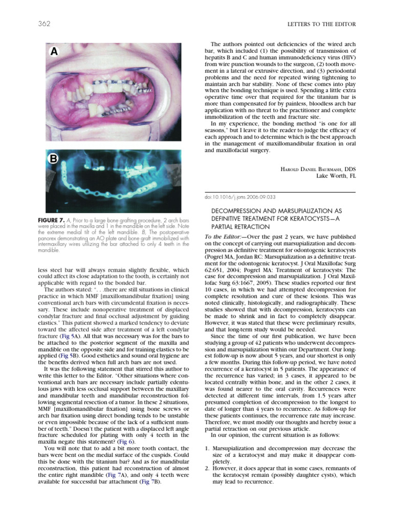 Decompression and Marsupialization As Definitive Treatment For ...