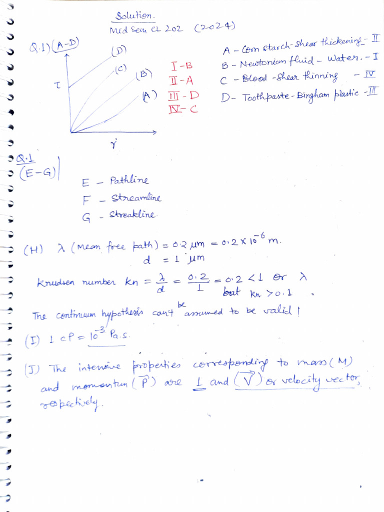 Solution Midsem 2024 CL202 2 | PDF