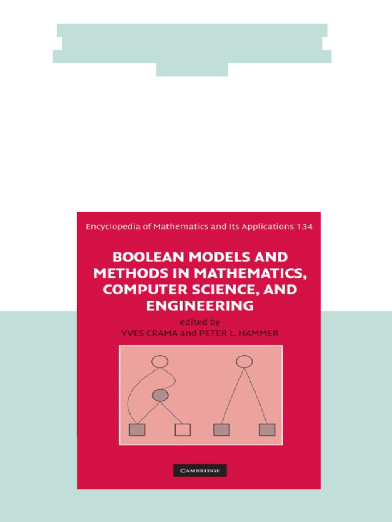 9382896 | PDF | Discrete Mathematics | Boolean Algebra
