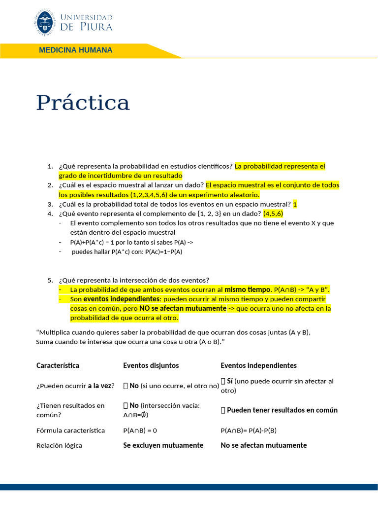 Significado de RPTA en Probabilidad | PDF | Genotipo | Cigosidad